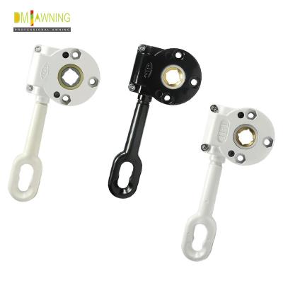 China Chinese Aluminium Gear Box White Retractable Awning Gearbox Hardware for sale