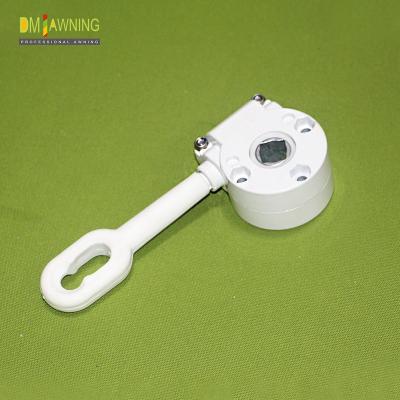 China Chinese Aluminium Gear Box White Retractable Awning Gearbox Hardware for sale