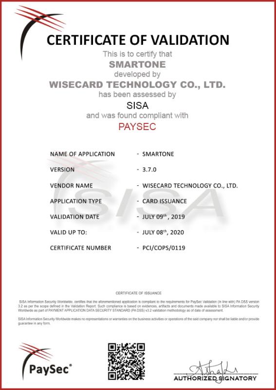 - Wisecard Technology Co., Ltd.
