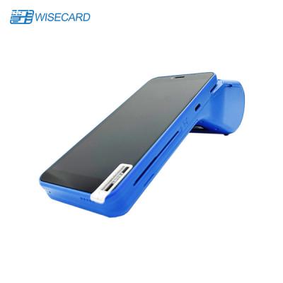 Chine Terminal POS Android EMV avec imprimante thermique intégrée de 58*40 mm et vérification d'empreintes digitales à vendre