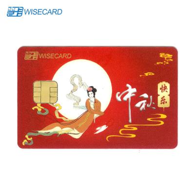 Cina 13.56MHz carta di plastica CR80 di NFC del PVC RFID con Chip Magstripe Fingerprint Access Control in vendita