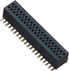 China fila femenina SMT LCP BK UL94V-0 H=6.3 del doble del conector del jefe de los 0.8MM en venta