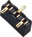China BK femenino del conector 1 * 3 del jefe del perno embalaje del tubo del flash del oro de PSMT PA9T en venta