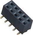 China Flash femenino generalmente 2.0Pitch 20mΩ del oro del negro del conector 2*5P SMT PA9T del jefe máximo en venta