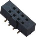 China fila dual de espaciamiento 180° SMT del conector femenino del jefe 2,0 con el topetón en venta