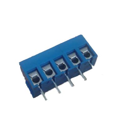Cina euro connettore del blocchetto terminali di 5P 3.50mm con lo Sn blu diritto di protezione H=8.4 PBT del cavo placcato in vendita