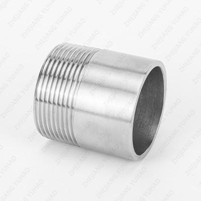China Threaded Pipe Fittings Stainless Steel Toe Threaded One End Pipe Welding Nipple for sale