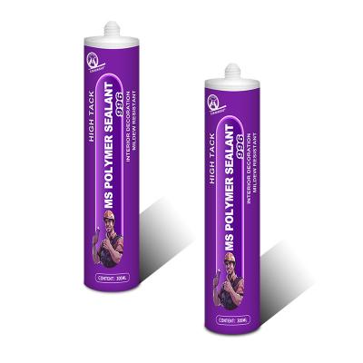 China MF Mixture MS Polymer Structural Modified Silicone Sealant No Cracking Waterproof and Universal Ideal for Floor Caulkling for sale