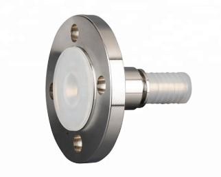 Cina PFA ha allineato i montaggi di tubo flessibile a 3/4 pollici della flangia 19mm del tubo con lo stinco dentato del tubo flessibile in vendita