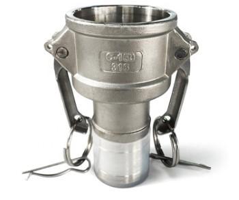Cina Il tipo C PFA ha allineato i montaggi femminili a 4 pollici del Camlock/accoppiamenti rapidi del Camlock in vendita