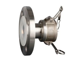 Cina Il BACCANO 2828 PTFE ha allineato gli accessori per tubi accoppiatore del tubo flessibile di SS304 1-1/2» con la flangia fissa in vendita