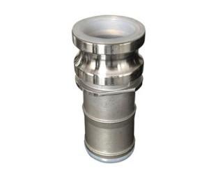 Cina Tipo antistatico fondente montaggio degli accessori per tubi rivestito di 75mm PTFE del Camlock di E in vendita