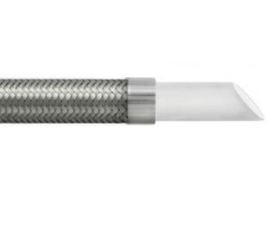 Cina tubo flessibile intrecciato di acciaio inossidabile di 20~200m/roll 1.05mm Ptfe per il trasporto dei prodotti chimici corrosivi in vendita