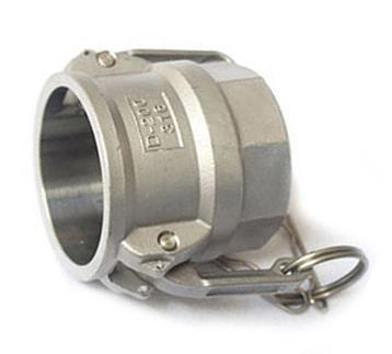 Cina Tipo montaggi a 6 pollici degli accoppiamenti di tubo flessibile di acciaio inossidabile di D152S6-NPT del Camlock di D in vendita