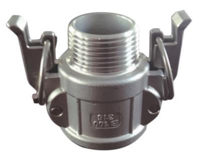 Cina Tipo B montaggi a 2 pollici del Camlock degli accoppiamenti di tubo flessibile di acciaio inossidabile di 102mm - di 20mm in vendita