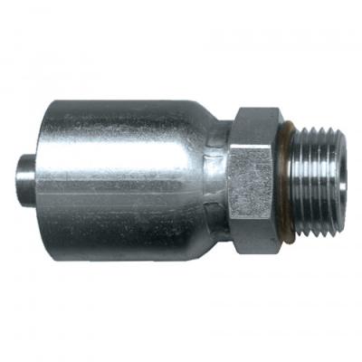 Cina Montaggi di tubo flessibile a 3/8 pollici di SAE 100R1, maschio O Ring Boss Fitting di placcatura Cr3 in vendita