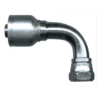 Cina Placcatura dell'adattatore Cr3 del tubo flessibile di Sae Hose Fittings Right Angle del certificato TS16949 in vendita