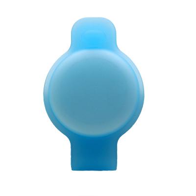 Cina Catena chiave degli azzurri di Apple dell'etichetta trasparente dell'aria, catena di Mini Liquid Silicone Air Tag in vendita