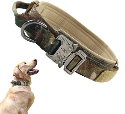 Cina Cablaggio di nylon militare del cavo del cane, guinzagli in serie di formazione del cane del fermaglio del metallo in vendita
