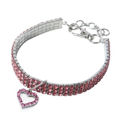 China De Halsbandbergkristal Diamond Jewelry Pet Collar van de manierluxe Te koop