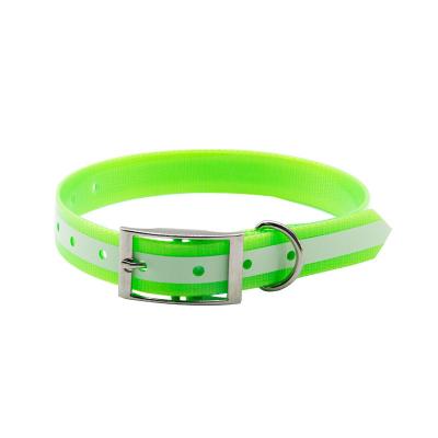 China ODM/OEM Manfacturer vulde het Zachte Comfortabele Lichtgevende Nylon Weerspiegelende pvc-Halsband op Te koop