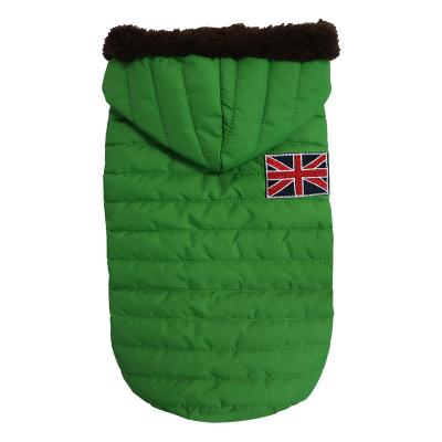 China Het luxehuisdier kleedt Warme Hoodie-van de de Winterhond van de Douanemanier het Vestlaag Te koop