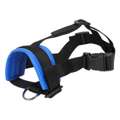 Cina Il cane riempito neoprene di nylon facile Mouch del rilascio copre la museruola regolabile respirabile del cane in vendita