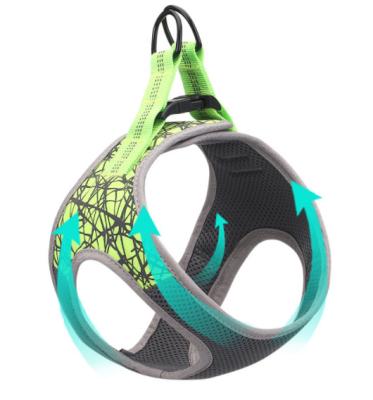 Cina Maniglia molle di Mesh Padding Dog Harness With di vendite della maglia riflettente di lusso calda dell'animale domestico in vendita