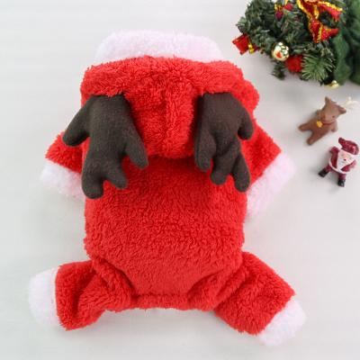 Cina Il natale dei pigiami del cane di Natale copre i costumi che le maglie con cappuccio inseguono il Natale dell'abbigliamento in vendita