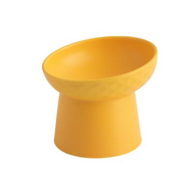 Cina Progettazione su misura ciotola d'alimentazione di Matte Ceramic Neck Protection Cat in vendita