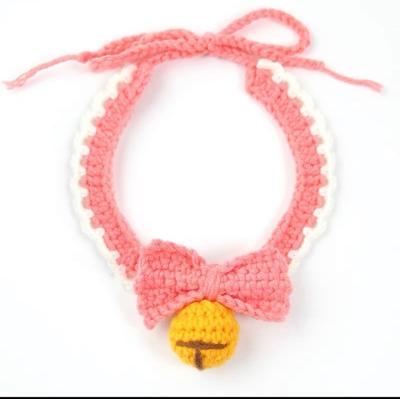 Cina Sciarpa di Kitten Collar Cats And Dogs che posa la sciarpa del collare di principessa Cute Accessories Knitted in vendita