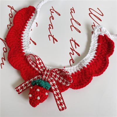 Cina Sciarpa di Kitten Collar Cats And Dogs che posa la sciarpa del collare di principessa Cute Accessories Knitted in vendita