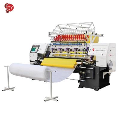 China QYLS-128 Lock stitch mattress border muti-needle quilting machine for sale