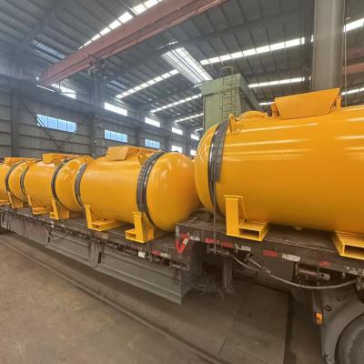 China UN Portable T21 Instruction Carriable Horizontal Pressure Vessel With GB/T150 Shell Design for sale