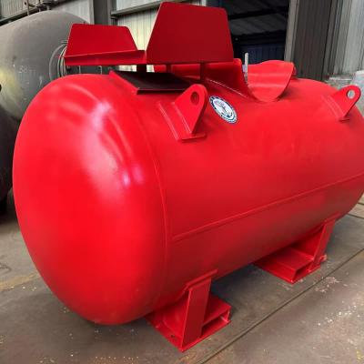 China Lightweight Portable Pressure Vessel Tanks with 15bar Rupture Discs 940 Kg Tare Mass and GB/T150 Shell Design Code for sale
