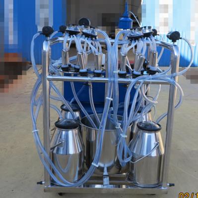 China Stainless Steel 4 Bucket Milking Machine With 1440 r / Min Motor Speed for sale