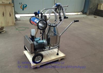 Cina HL-JN01 Macchina portatile da mungere mucche a secchio singolo con carrello, 220V -50Hz di tensione in vendita
