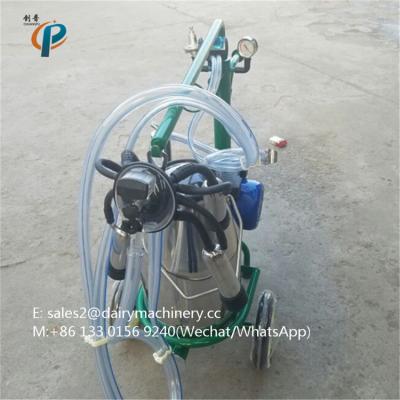 Китай HL-JN07 Мобильная молочная машина для коров с одним ведром с сухим насосом продается