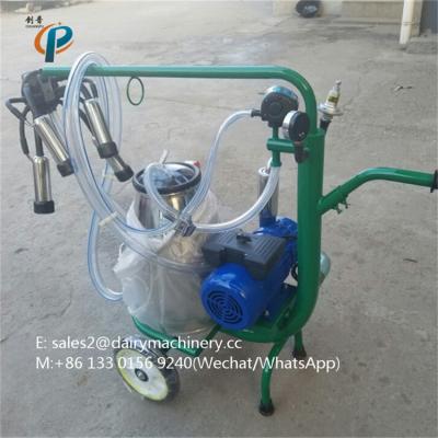 Китай HL-JN07 Мобильная молочная машина для коров с одним ведром с сухим насосом продается