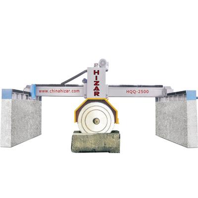 China Bridge Stone Cutting 3 Blades 2500mm 7200x4000x6250mm Block Cutter Machine 37kw for sale