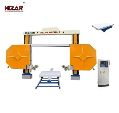 China 22kw 1590mm Fly Wheel Stone CNC Machines 360 Deg Wire Saw Cutting Machine for sale