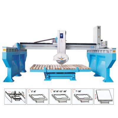 China Marble Laser 6800kg CNC Marble Cutting Machine 800MM Blade 45 Deg for sale