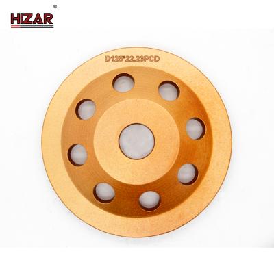 China 9 Inch Diamond Cup Granite Grinding Wheel No180 Grit M14 Central Hole 23cm Turbo for sale