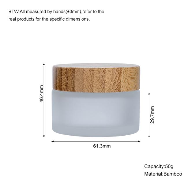 glass jar with bamboo lid