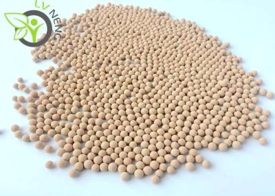 China Beige 3a Molecular Sieve Desiccant Particle Shape Molecular Sieve Uop Type 3a for sale