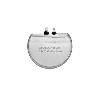 Cina Batterie LiPo rotonde personalizzate da 3,7 V 1350 mAh ricaricabili 655045 in vendita