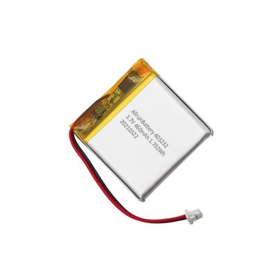 Cina Pacco batteria LiPo quadrato ricaricabile da 3,7 V 460 mAh in vendita