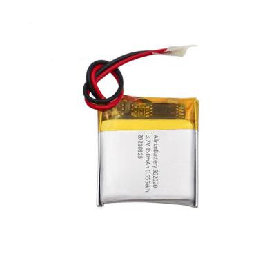 Cina Pacco batteria LiPo quadrato potente da 3,7 V 150 mAh 502020 in vendita