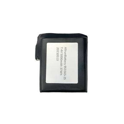 Cina Batteria a lunga durata 2S1P LiPo Batteria 7.4V 5000mAh Batteria ai polimeri di litio in vendita