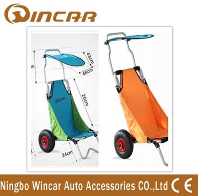 China Faltende Strandwagen-/-brandungsfischen Wagen-Kajak-Aluminiumlaufkatze zu verkaufen